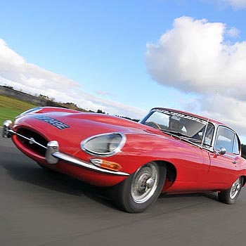 E-Type Classic Car Experience in Scotland from Into The Blue