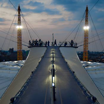 Climb up at The O2 - See London from Aloft and Climb the O2 with a Guide