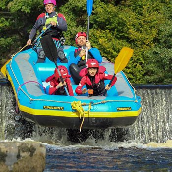 White Water Rafting Wales - Rafting Rapids on the River Dee North Wales ...