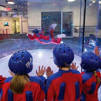 Skydiving Simulator For Your First Try at Into the Blue