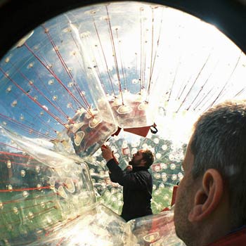 Zorbing Kent