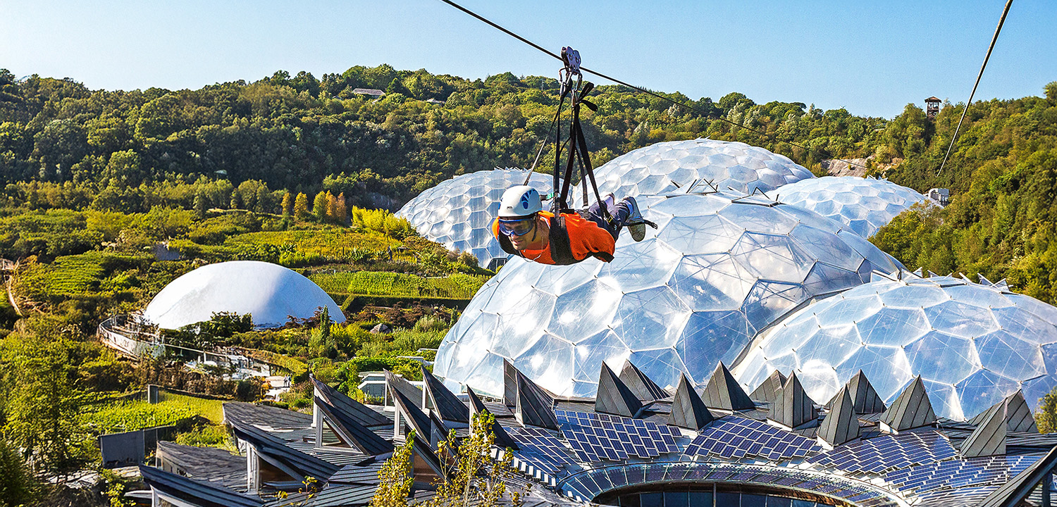 Eden Project Zip Wire - Ride the Skywire in Cornwall | Prices From £49.00