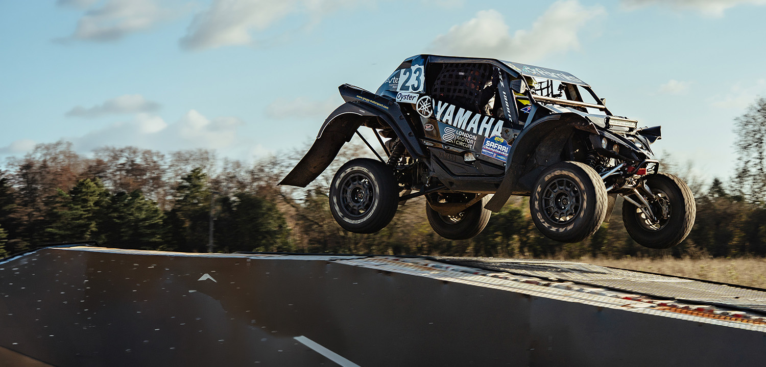 Dakar Rally Jump Experience - Yamaha YXZ1000R Dakar Drives at London ...