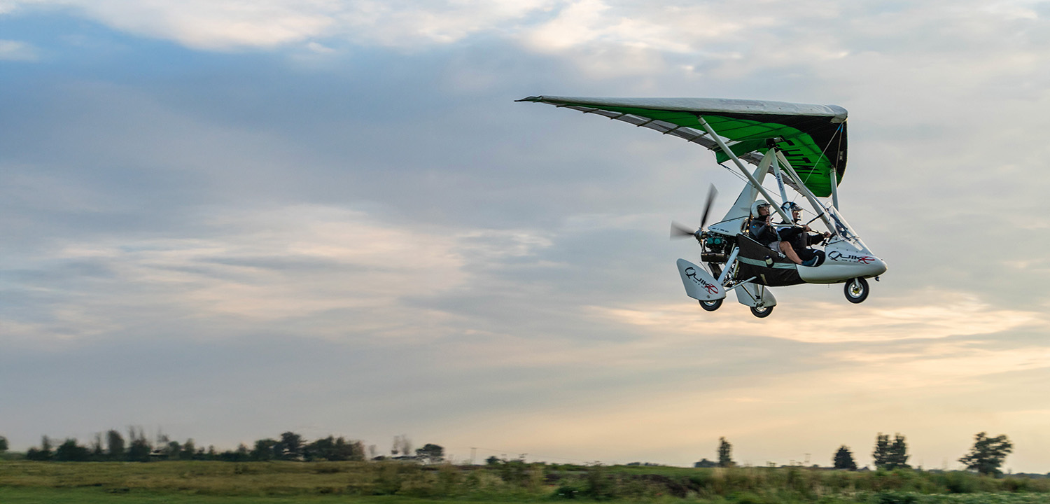 Flex-wing Microlighting in Cambridge from Sutton Meadows Airfield near ...