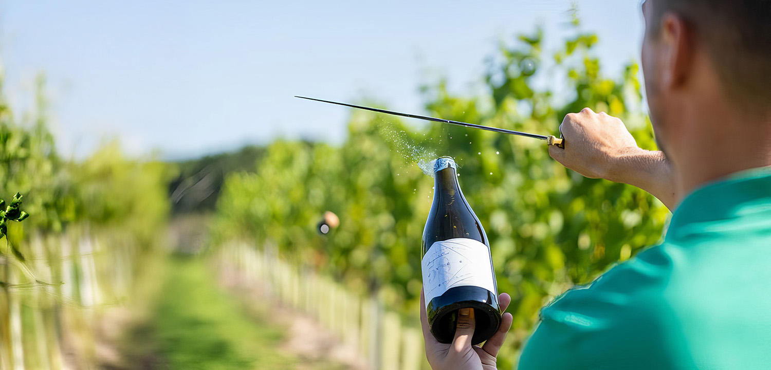 Unique Sabrage Experience at Leonardslee Wine Estate West Sussex ...