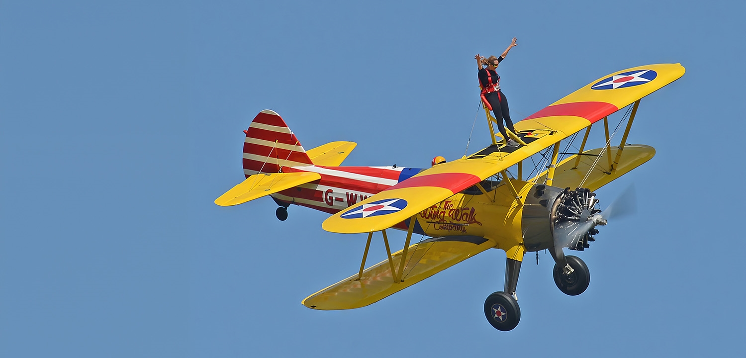 Wing Walking Experiences from Sywell Aerodrome in Northamptonshire ...