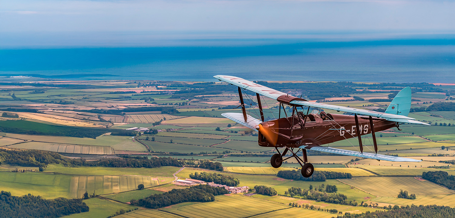 Tiger Moth Flights Northumberland | Prices From £249.00