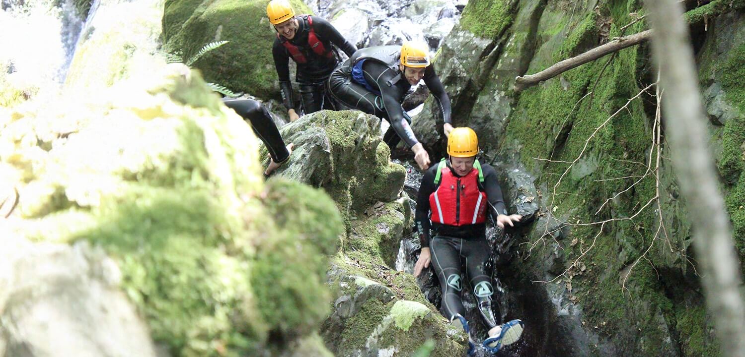 Gorge Walking North Wales near Llangollen | Prices From £50.00