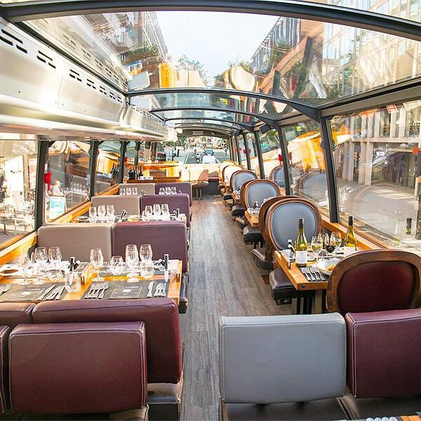 Bustronome Lunch Tours of London | Into The Blue