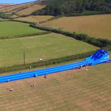 Slip and Slide Devon | 60-minute Slots on the 90m Waterslide | Prices ...