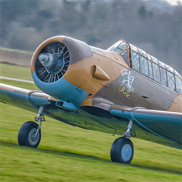 Wacky Wabbit Harvard Flights Departing Peterborough Conington Airfield ...