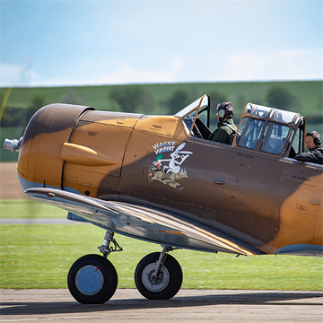 Wacky Wabbit Harvard Flights Departing Peterborough Conington Airfield ...