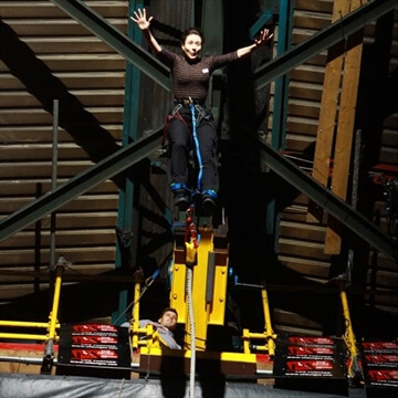 Indoor Bungee Jumping in the Dark from Into the Blue | Prices From £50.00