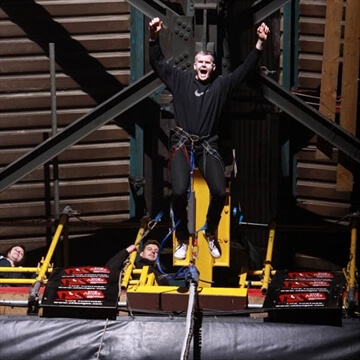 Indoor Bungee Jumping in the Dark from Into the Blue | Prices From £50.00