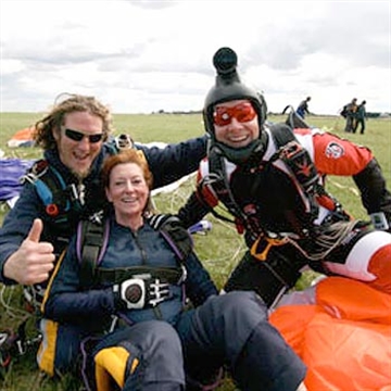 Skydiving in Peterborough from Sibson Airfield's Parachuting Drop Zone ...