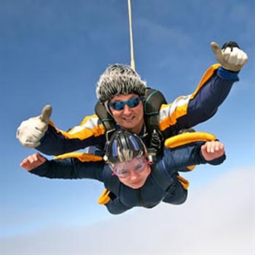 Skydiving in Peterborough from Sibson Airfield's Parachuting Drop Zone ...