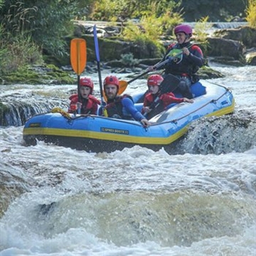 White Water Rafting in North Wales on the River Dee rapids | Prices ...